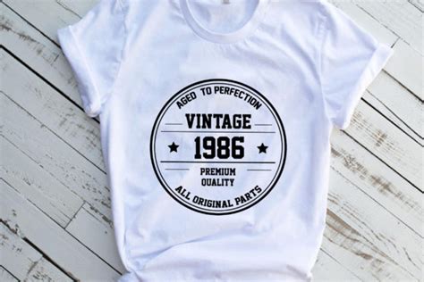 Vintage 1986 Svg Graphic By Sbdigitalfile · Creative Fabrica
