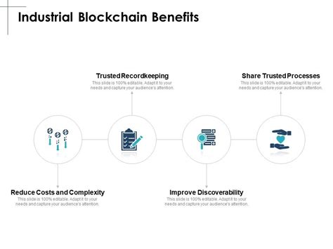 Industrial Blockchain Benefits Ppt Powerpoint Presentation Layouts Clipart
