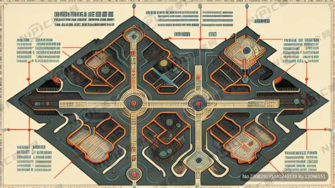 Ai创作图中文阅读闯关路线图 第一关到第五关带备注 分层模式 昵图网