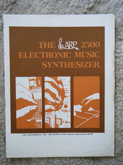Matrixsynth Arp 2500 Series Modular Synthesizer Manual Spec Sheet