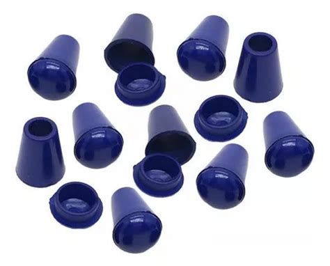 2 X 10x Cord Ends Bell Stoppers Cord End Cap String End Blue Mercadolibre