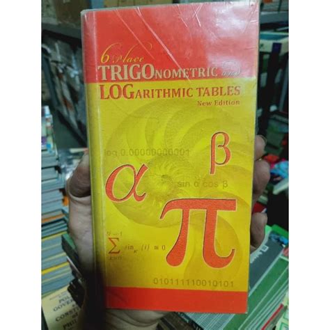 Trigonometric Logarithmic Tables New Edition Shopee Philippines