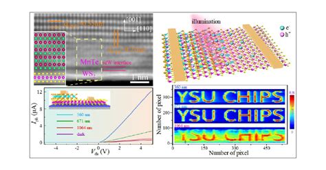 High Performance Broadband Image Sensing Photodetector Based On Mnte Ws2 Van Der Waals Epitaxial