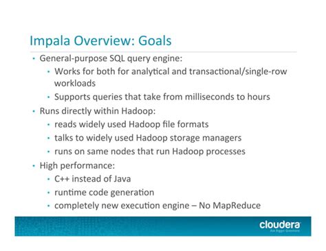 Impala Architecture Presentation Pdf