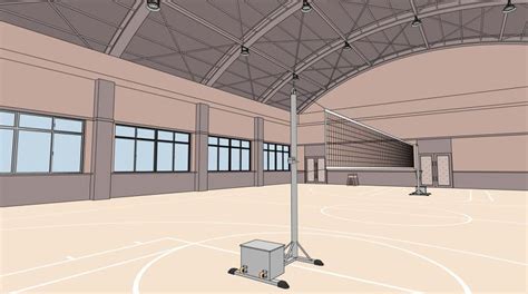 마나캣 스튜디오 [만화 배경 스케치업]{추천} 학교 V171011 배경 마인크래프트 집 디자인 학교 건물