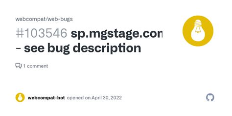 See Bug Description · Issue 103546 · Webcompatweb Bugs · Github