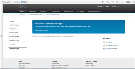 New Button Is Not Visible In Websphere Portal Server 85 Give Error