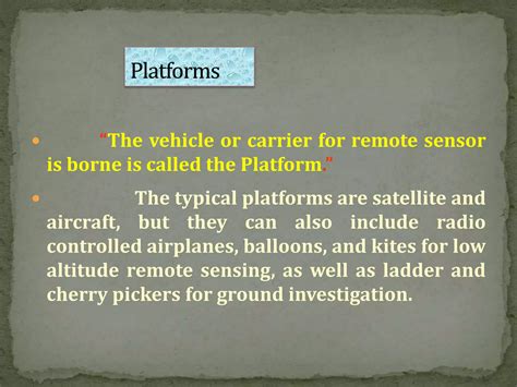 applications of remote sensing in geological aspects pptx geography