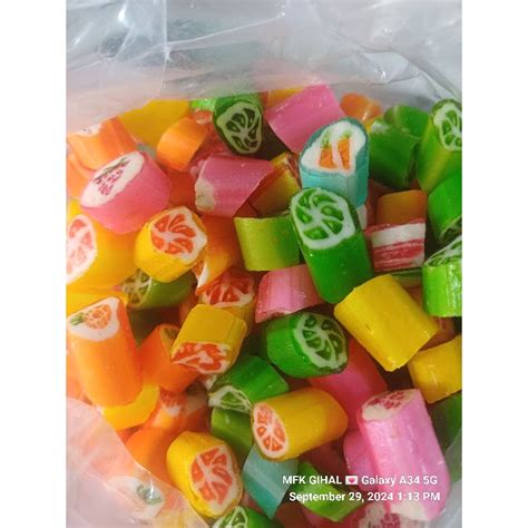 Sticky Candy Colorful Candy 100gr Shopee Malaysia