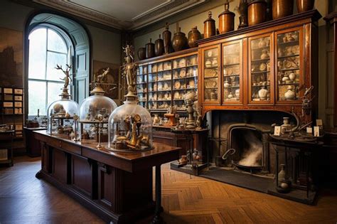 Classroom With A Collection Of Scientific Tools Premium Ai Generated Image