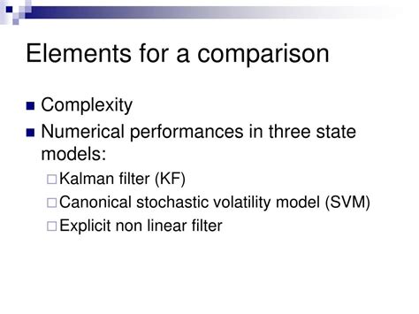 Ppt Comparative Survey On Non Linear Filtering Methods The Quantization And The Particle