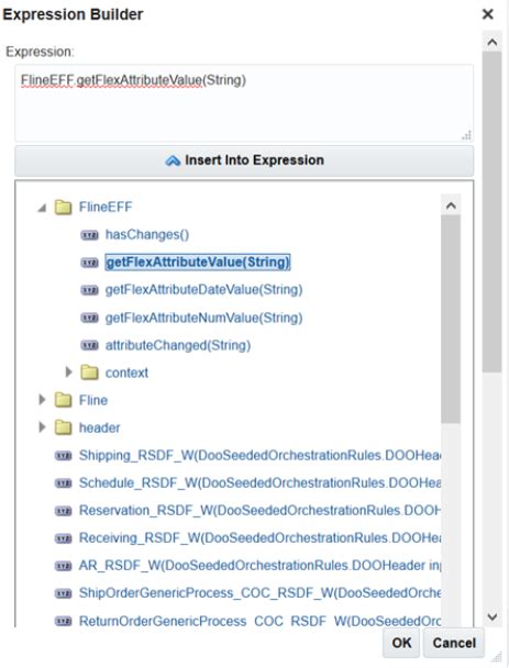 Use Extensible Flexfields In Line Selection Rules