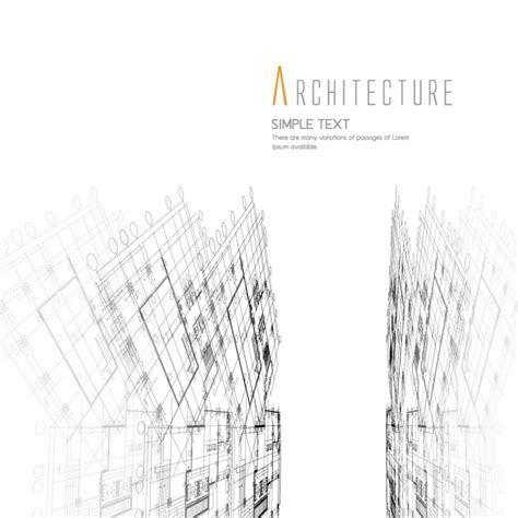 Free Vector Architecture Background Design