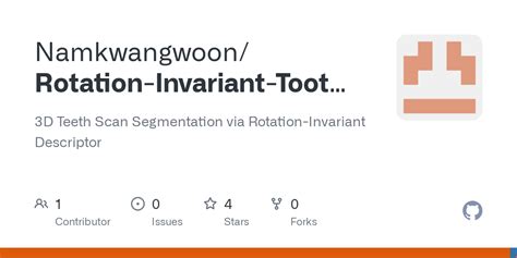 github namkwangwoon rotation invariant tooth seg 3d teeth scan