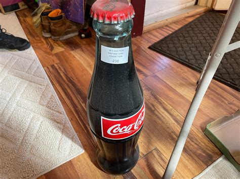 Lot Large 24 Inch Glass Coke Bottle