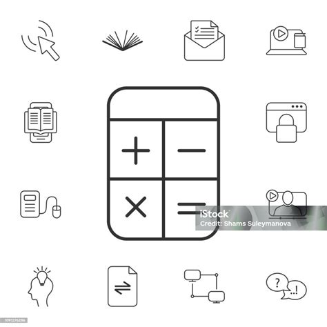 Calculator Icon Simple Element Illustration Calculator Symbol Design From Ecology Collection Set
