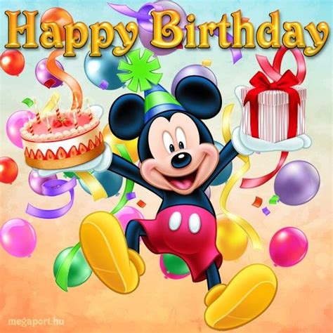 Disney Cartoon Birthday Images