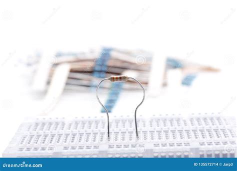 Arduino Resistance Protoboard Stock Photo Image Of Ohms Component