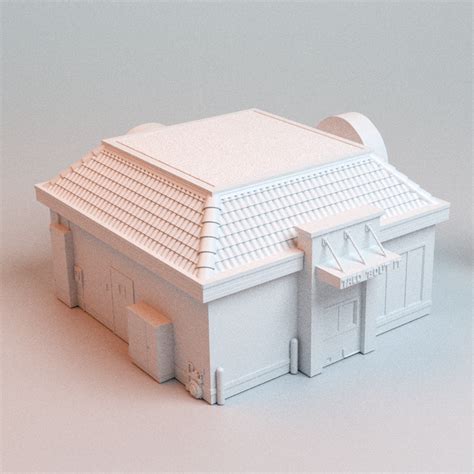 3d Printable Urban Taco Boutit Restaurant 28mm By Corvus Games Terrain