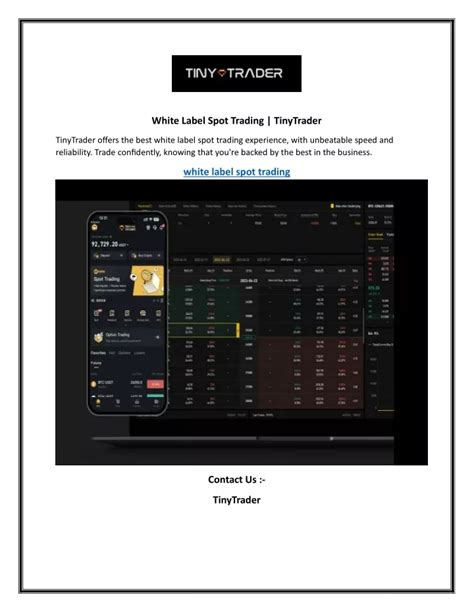 Ppt White Label Spot Trading Tinytrader Powerpoint Presentation Free