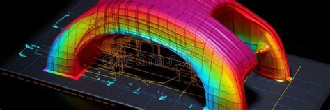 Visualization Computer Model Stress Analysis Simulation Techniques