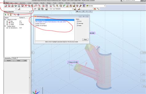 Solved Separated Structure Warning No Highlighted Elements Autodesk Community