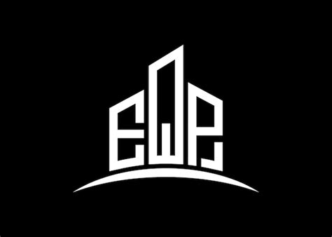 Premium Vector Letter Eqp Building Vector Monogram Logo Design Template Building Shape Eqp Logo