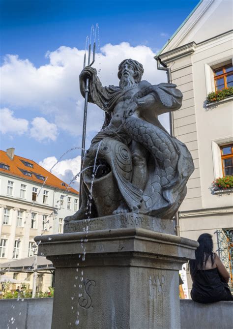 Neptun Fontanna W Gliwicach