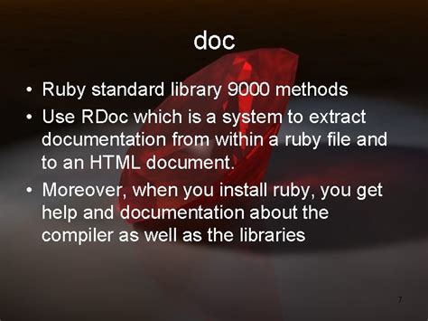 ruby getting started ruby new presented by mario