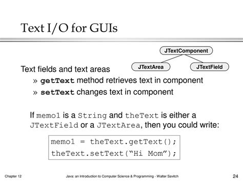 Window Interfaces Using Swing Objects Chapter Ppt Download