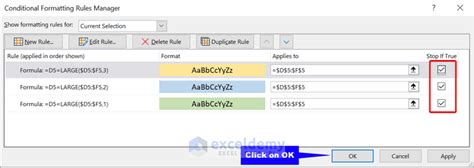 Conditional Formatting On Multiple Rows Independently In Excel