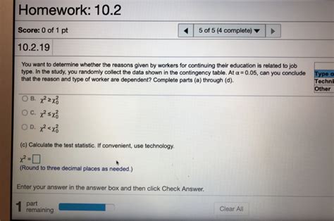 Solved Homework 10 2 Score 0 Of 1 Pt 5 Of 5 4 Complete