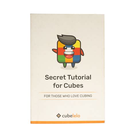 Buy Cubelelo Secret Tutorial For Cubes Book Online Cubelelo