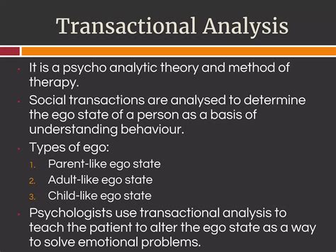 Interpersonal Styles Transactional Analysis Life Position Script Analysis Pptx