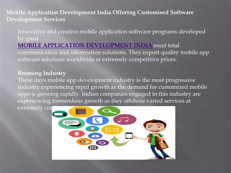 ppt mobile app development powerpoint presentation free download