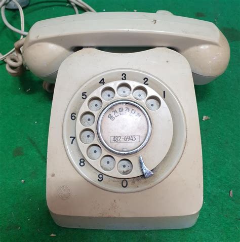 금성 다이얼 전화기ㅡ용건만 간단히 세컨웨어