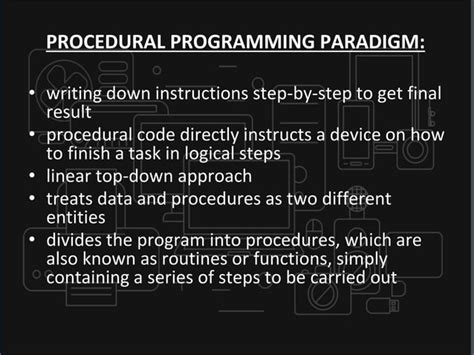Programming Language Paradigms Pptx Programming Languages Computing
