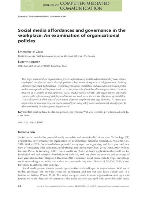 pdf journal of computer mediated communication