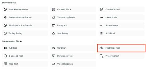 First Click Test In Qatalyst Qatalyst Help Center