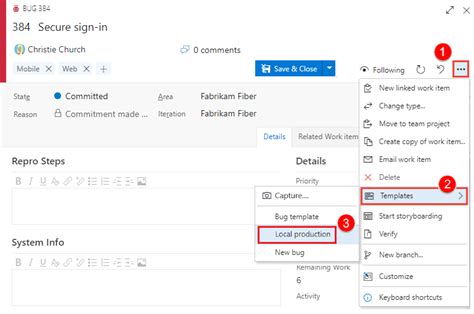 Update Work Items With Templates In Azure Boards Azure Boards Microsoft Learn