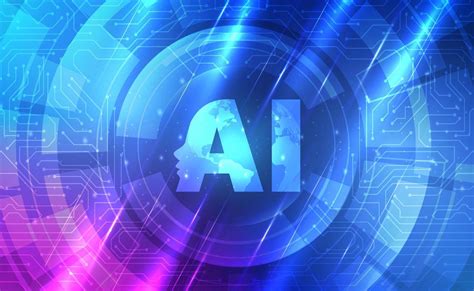 Ai Artificial Intelligence Abstract Background Concept Digital Technology Banner Pink Blue
