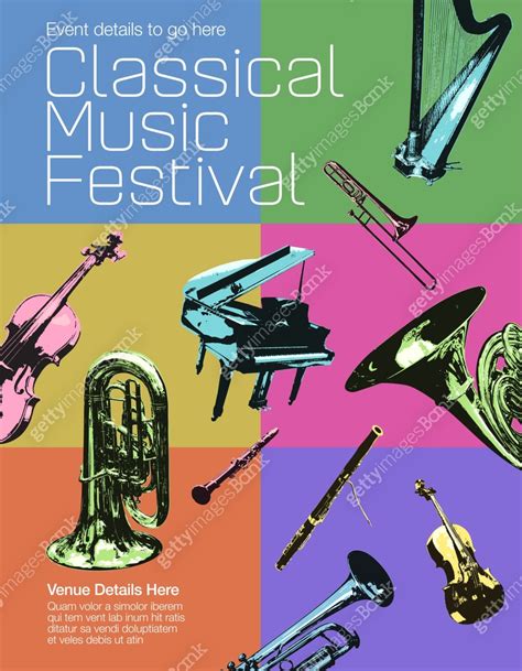 Classical Musical Poster 이미지 2170409670 일러스트 무료 일러스트 게티이미지뱅크