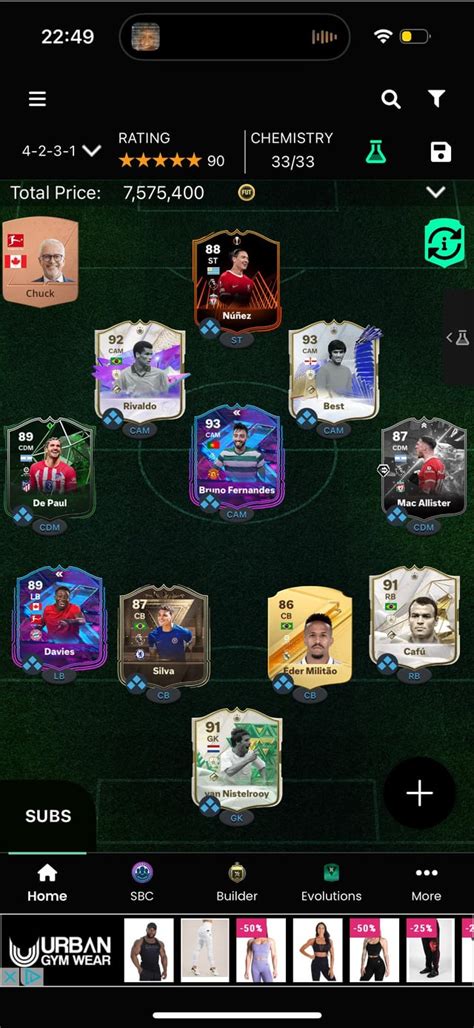 Is Ww Miliao With 800k Coins His Gold Is Still Doing The Job Fine For Me R Fifa22