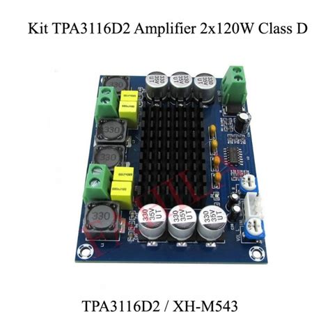 Jual Kit Amplifier Tpa3116d2 2x120 Watt Xh M543 Modul Amplifier Class D