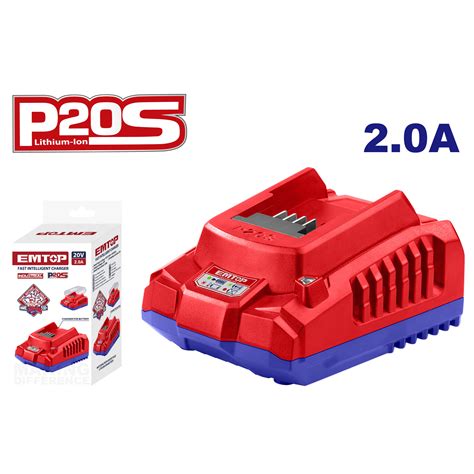 Emtop Lithium Ion Battery Charger P20s Tisara Power Mart