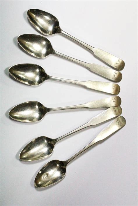 Lot 321 A Set Of Six Scottish Provincial Fiddle