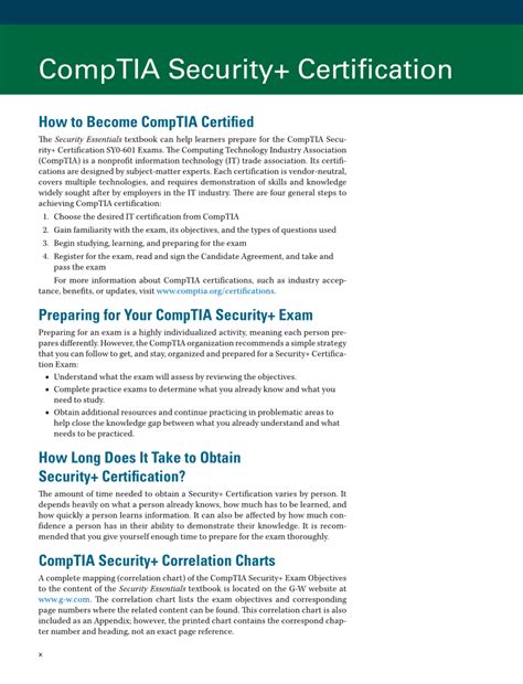 Security Essentials Textbook Page X