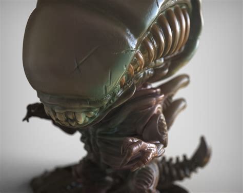 Alien Versión Chibi Figura De Monstruo Chibi Monsterverse Edream Makers