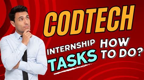 How To Do And Submit Codtech Internship Tasks Step By Step Guide
