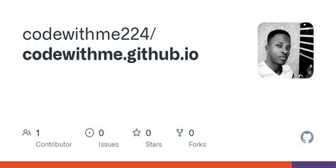 GitHub Codewithme Codewithme Github Io